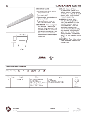 Fillable Online 4 Foot - LSI Industries Inc Fax Email Print - pdfFiller
