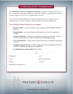 Fillable Online Customized PREPAREENRICH Program Poster Fax Email Print ...