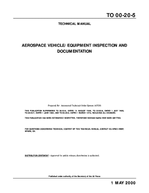 Fillable Online AEROSPACE VEHICLEEQUIPMENT INSPECTION AND DOCUMENTATION ...