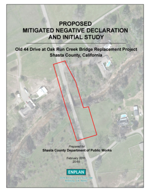 Fillable Online Cassel-Fall River Road at Pit River Bridge Replacement ...