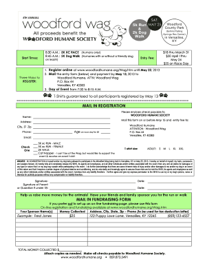 Fillable Online woodfordhumanesociety Woodford Wag Printable Mail-In ...