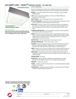 Fillable Online LSI LED Canopy Light - Legacy CRUK UNV Fax Email Print ...