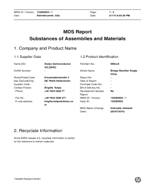 Fillable Online IMDS ID Version 133265923 1 Fax Email Print - pdfFiller