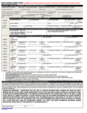 Fillable Online Self-Insured Schools of California SISC Authorization ...