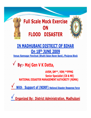 Fillable Online Full Scale Mock Exercise Fax Email Print - pdfFiller