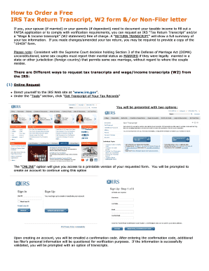 Fillable Online hostos cuny How to Order a Free IRS Tax Return ...