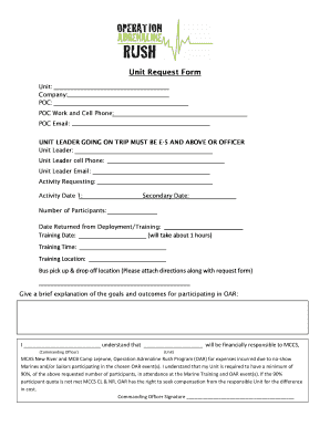 Fillable Online Operation Adrenaline Rush Information Sheet Fax Email ...