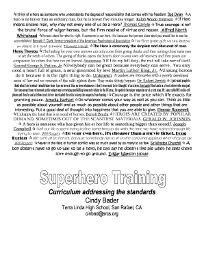 Fillable Online secure cada1 Curriculum addressing the standards Cindy ...