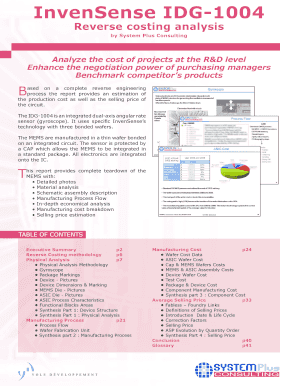 Fillable Online Reverse costing analysis Fax Email Print - pdfFiller
