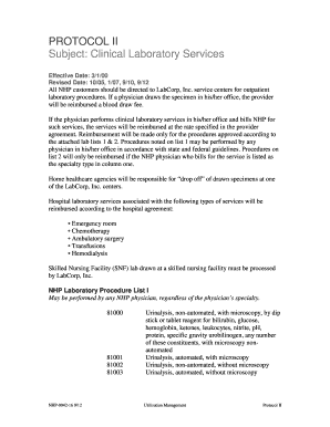 Fillable Online PROTOCOL II Fax Email Print - pdfFiller