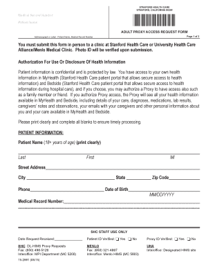 Fillable Online Aeoga o Lae Pae Nae Mea eo Ne - Stanford Health Care ...