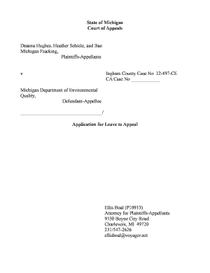 Fillable Online banmichiganfracking Deanna Hughes, Heather Schiele, and ...