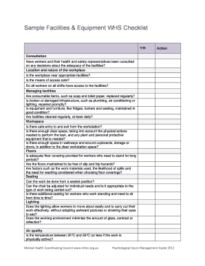 Fillable Online Sample WHS Consultation Procedures Fax Email Print ...