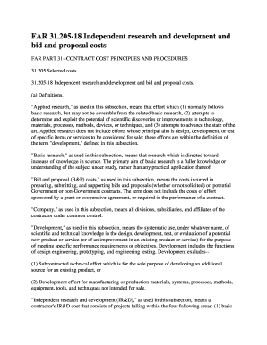 Fillable Online FAR 31 Fax Email Print - pdfFiller