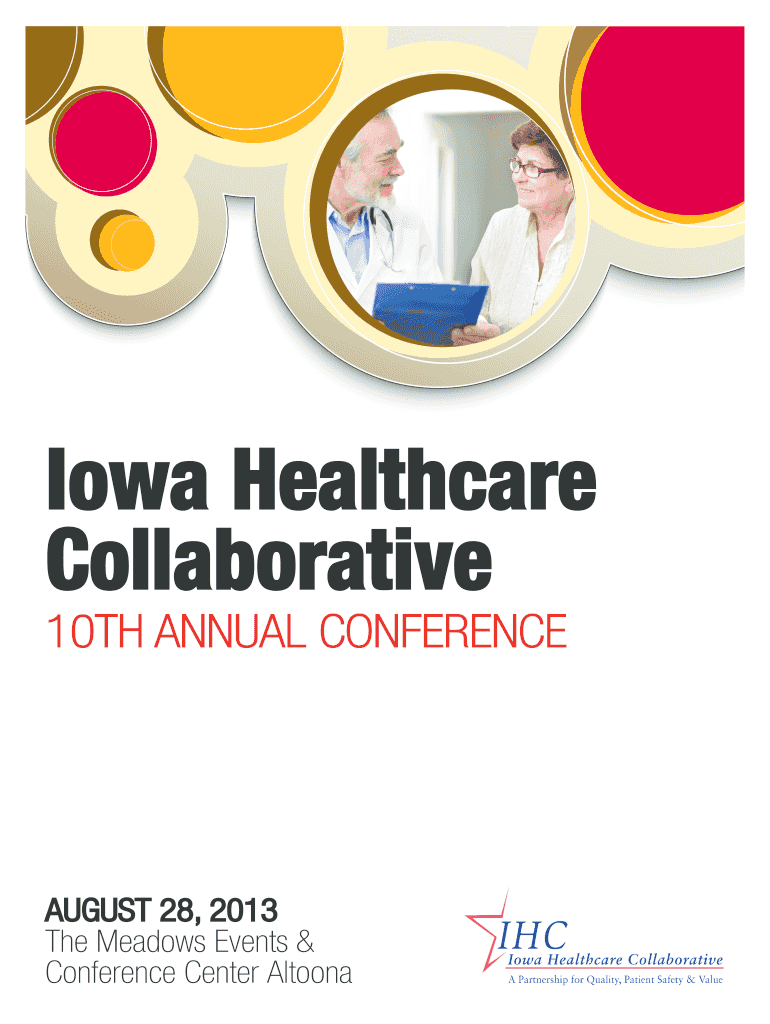 Fillable Online ihconline Iowa Healthcare Collaborative Annual ...