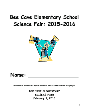Fillable Online Bee Cave Elementary School Fax Email Print - pdfFiller