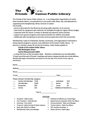 Fillable Online library canton ma FOL One-Page Membershipdoc - library ...
