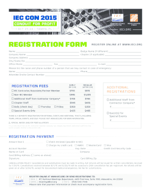 Fillable Online ieci IEC Conf15 Reg Form R3.indd Fax Email Print ...
