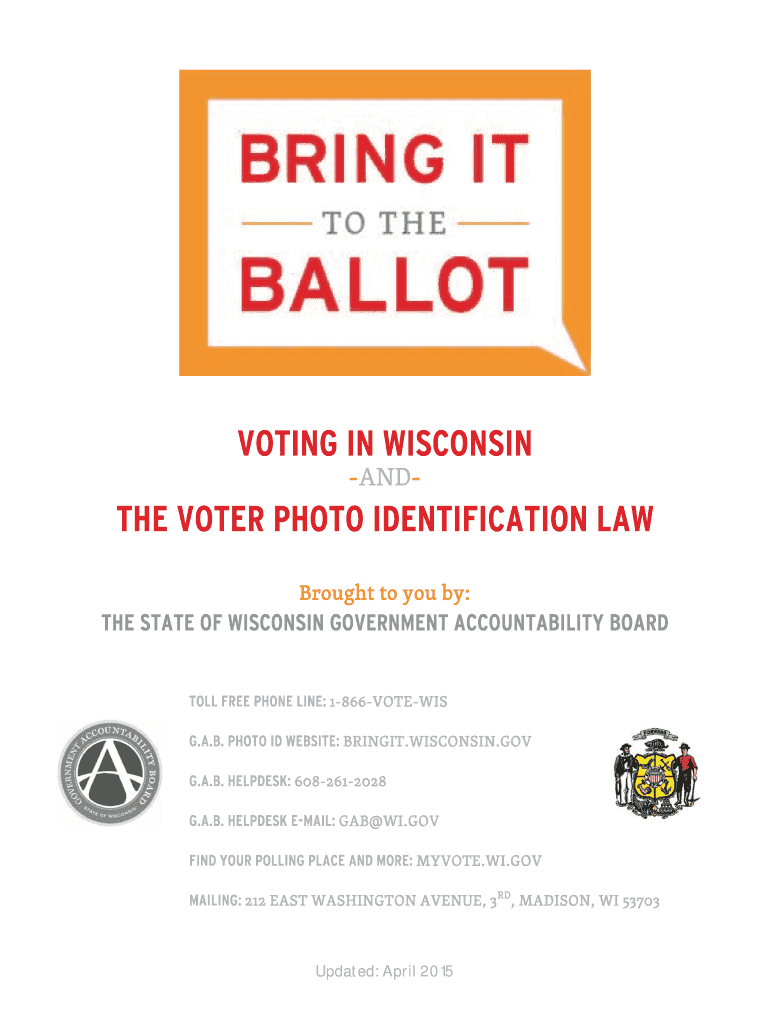 Fillable Online VOTING IN WISCONSIN - Jackson County Wisconsin Fax ...