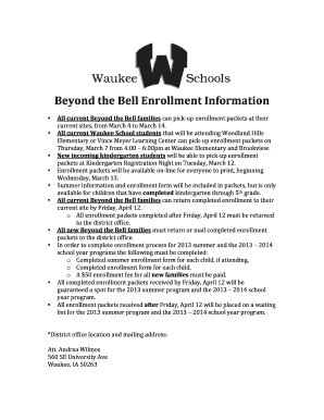 Fillable Online Enrollment Information Sheet-1 Fax Email Print - pdfFiller
