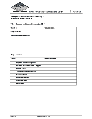 Fillable Online Forms for Occupational Health and Safety Fax Email ...
