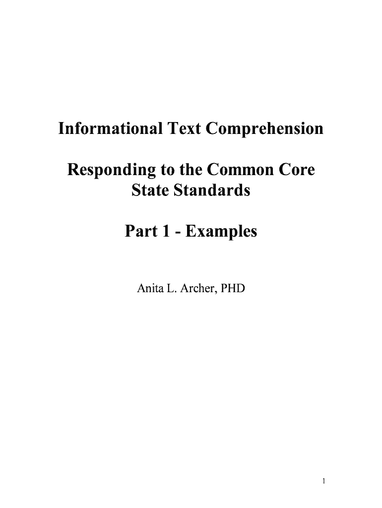 Fillable Online Informational Text - Part 1 Examples Fax Email Print ...