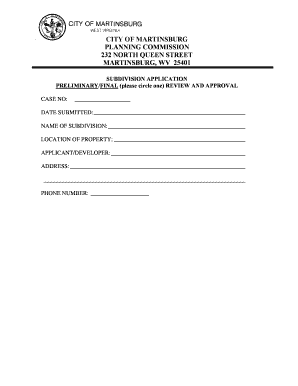 Fillable Online PRELIMINARYFINAL (please circle one) REVIEW AND ...