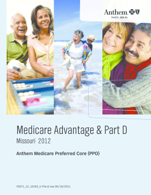 Fillable Online Medicare Advantage & Part D Fax Email Print - pdfFiller