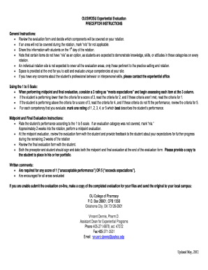 Fillable Online pharmacy ouhsc APPE Evaluation Form - pharmacy ouhsc ...