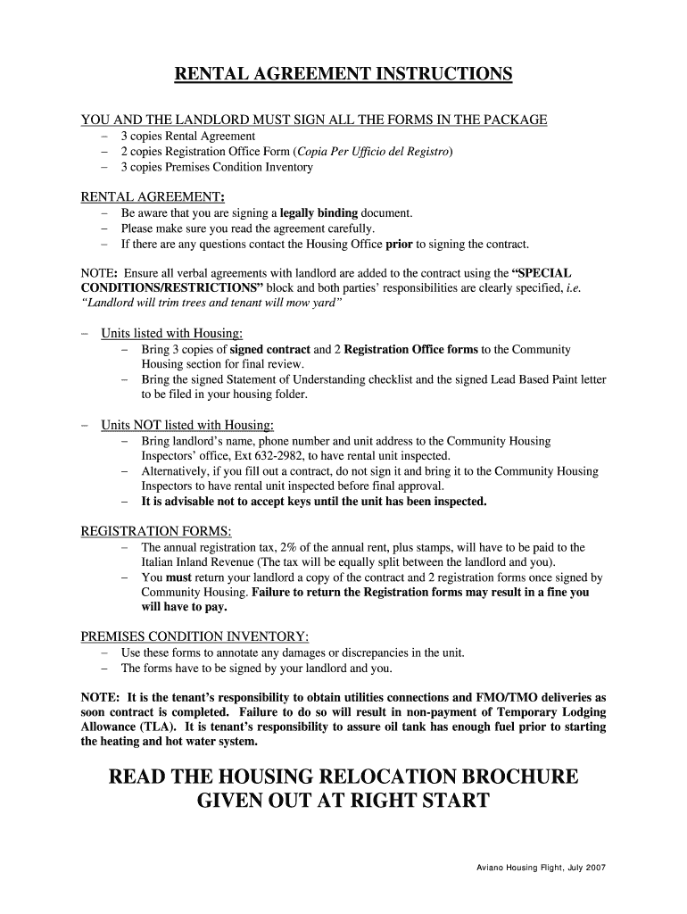 Fillable Online READ THE HOUSING RELOCATION BROCHURE GIVEN OUT AT RIGHT ...