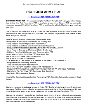 Fillable Online jansbooks RST FORM ARMY PDF - jansbooksbiz Fax Email ...