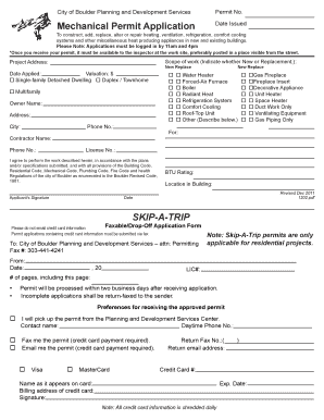 Fillable Online City of Boulder Planning and Development Services ...