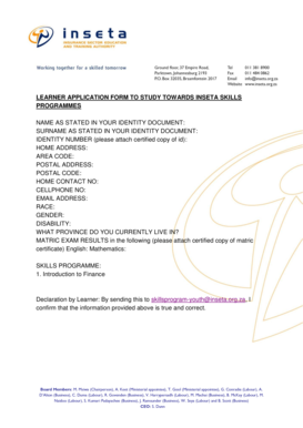 Fillable Online Download and Complete Application Form - INSETA Fax ...