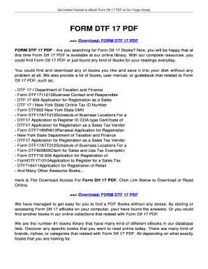 Fillable Online innotexa FORM DTF 17 PDF - innotexabiz Fax Email Print ...