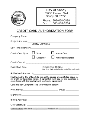 Fillable Online CREDIT CARD AUTHORIZATION FORM - imageserv11team-logiccom Fax Email Print ...