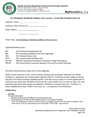 Fillable Online New Residential Residential Additions Res Accessory Fax ...