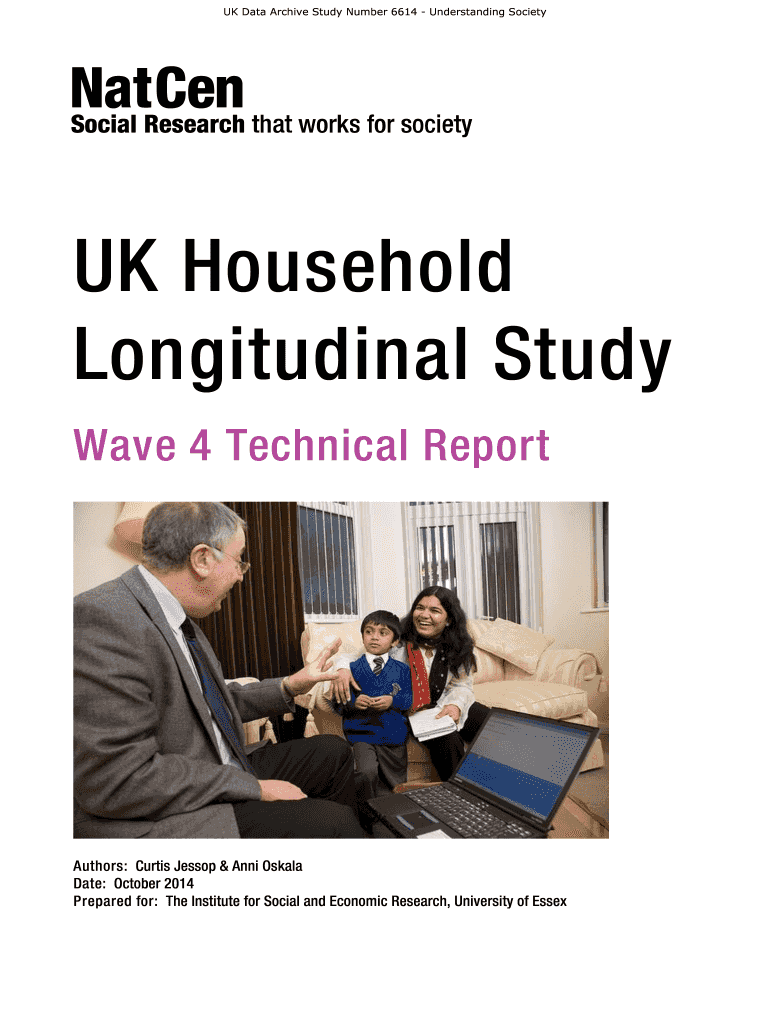 Fillable Online doc ukdataservice ac UK Household Longitudinal Study ...