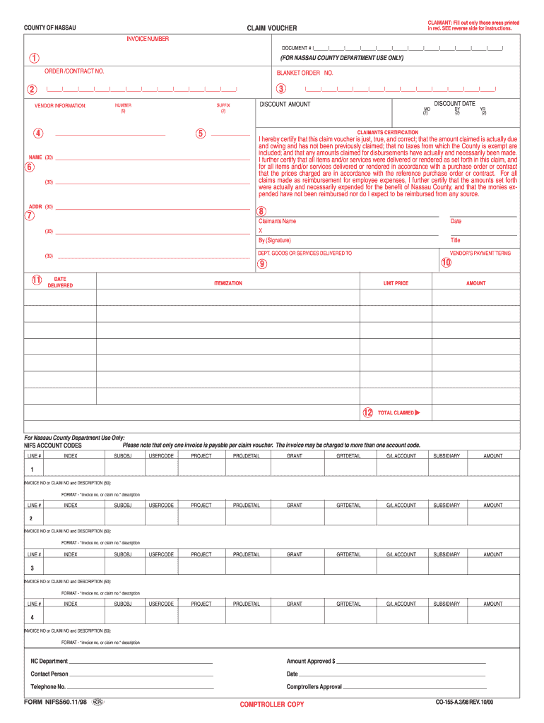 Form NIFS560 - Fill Online, Printable, Fillable, Blank - pdfFiller