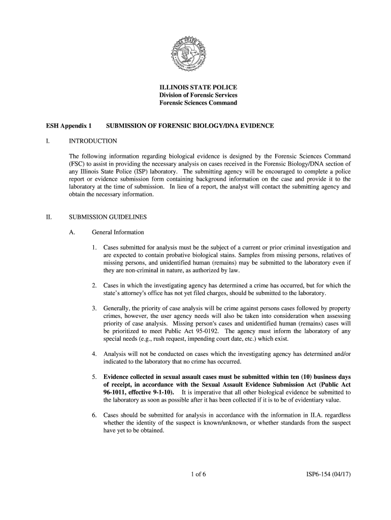 ESH Appendix 1: Fill out & sign online | DocHub