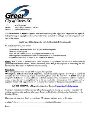 Download A Commercial Building Permit Application - City Of Greer ...