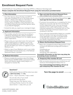 Fillable Online Enrollment Request Form Fax Email Print - pdfFiller