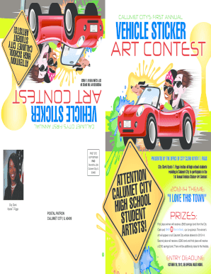 Calumet City Vehicle Sticker - Fill Online, Printable, Fillable, Blank ...