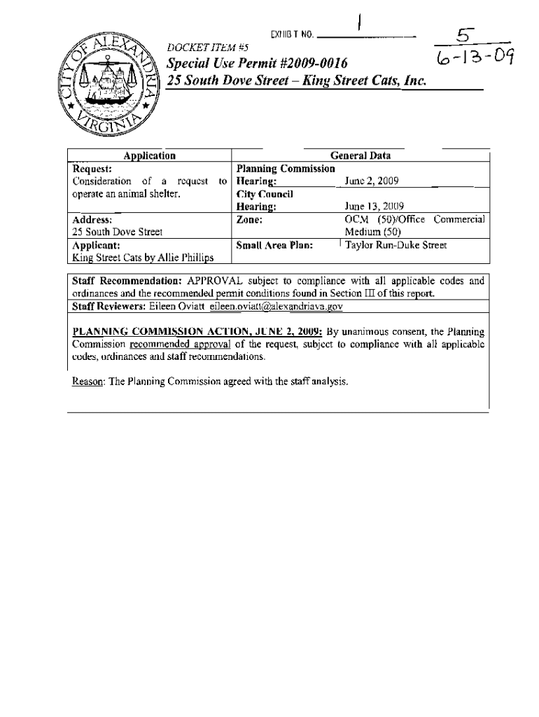 Special Use Permit Application: Fill out & sign online | DocHub