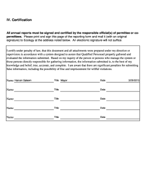 Fillable Online ci granite-falls wa 2012 Western WA Phase II Permit ...