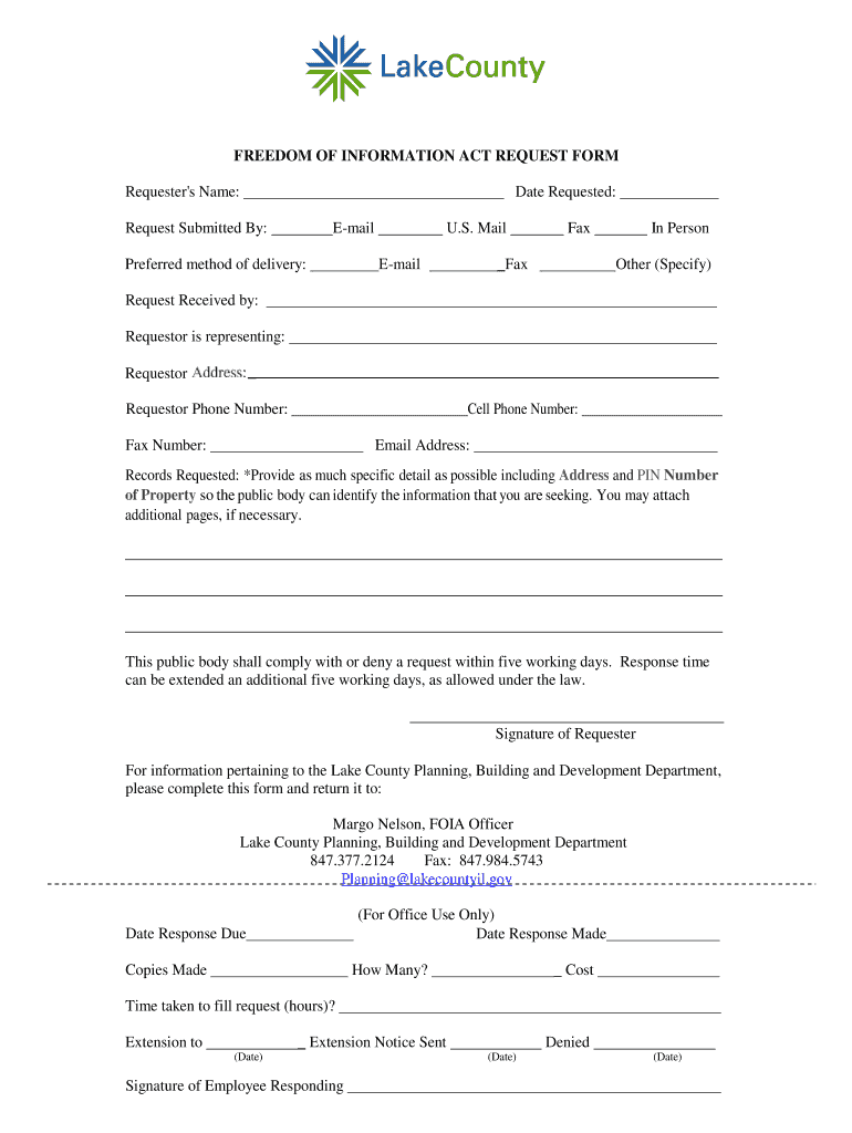 FREEDOM OF INFORMATION ACT REQUEST FORM: Fill out & sign online | DocHub