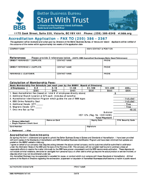 Fillable Online vi bbb Consider these 5 Benefits of Accreditation - BBB ...