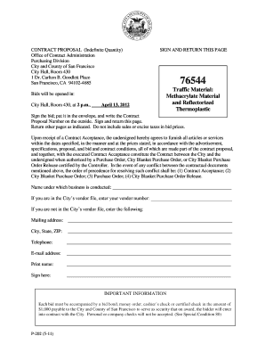 Fillable Online mission sfgov MOSCONE CENTER GARAGE PROPERTY ...