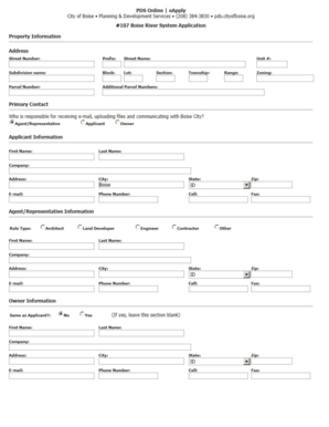 Fillable Online pds cityofboise Boise River System Application ...