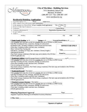 Meridian Building Department - Fill Online, Printable, Fillable, Blank ...