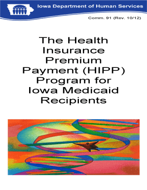 Fillable Online dhs state ia hipp iowa insurance form Fax Email Print ...